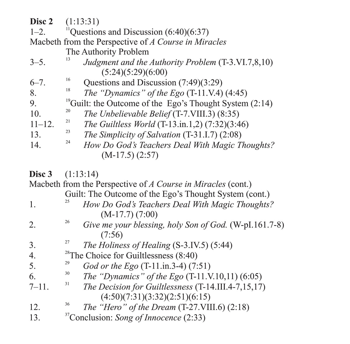 A Tale Told by an Idiot: Macbeth, Guilt, and "A Course in Miracles ...